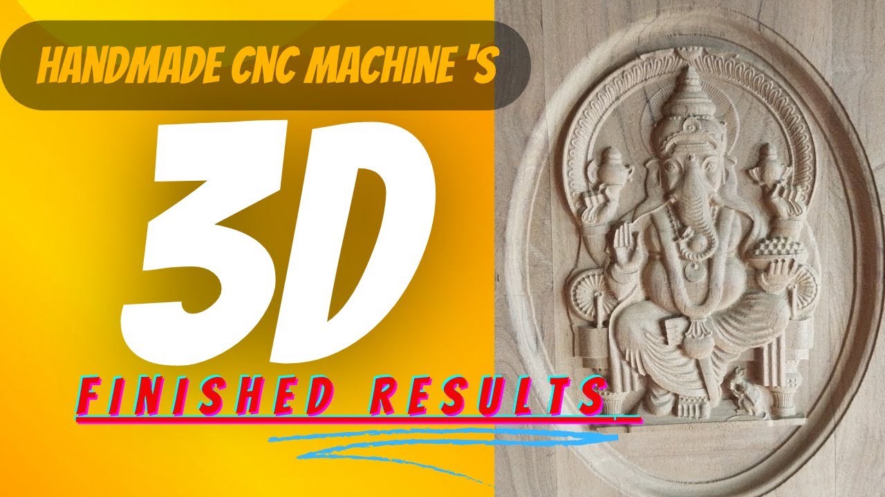 CNC Machine Finishing Touches on Wooden Statue, #cncwooddesign # ...