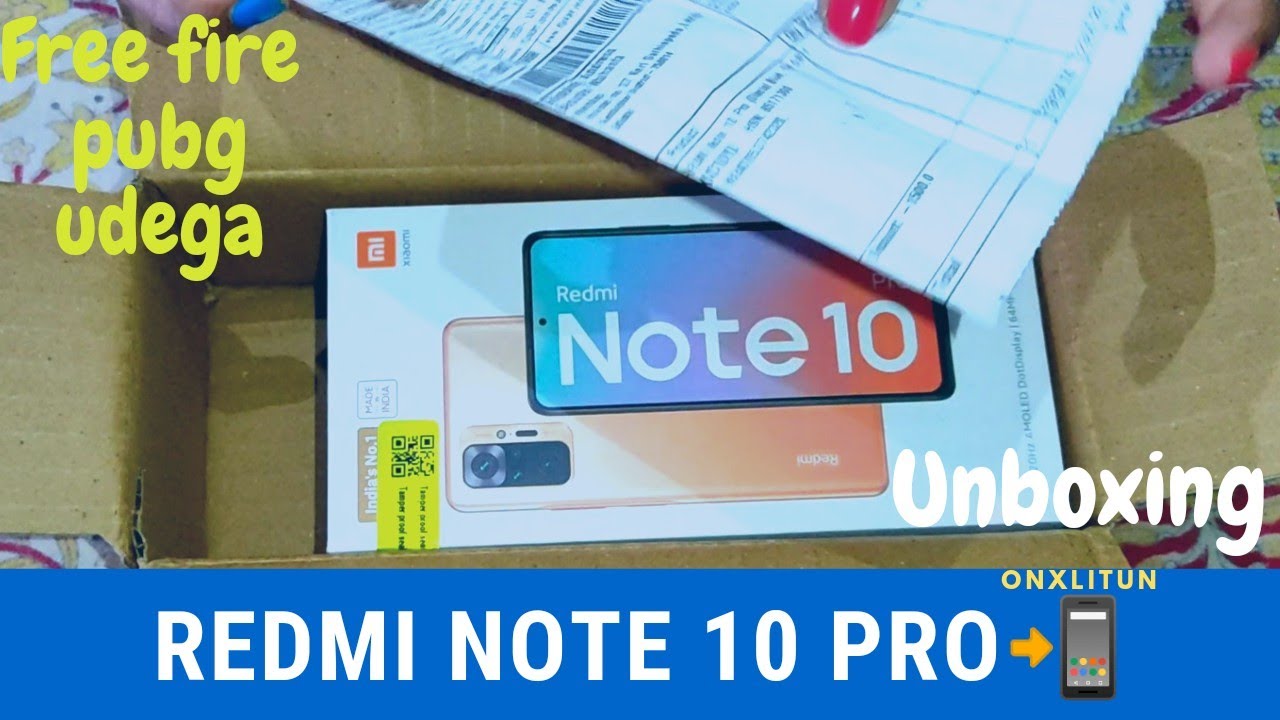 Redmi note 10 pro full unboxing 📲 | | #Xiaomi , #redminote10pro - YouTube