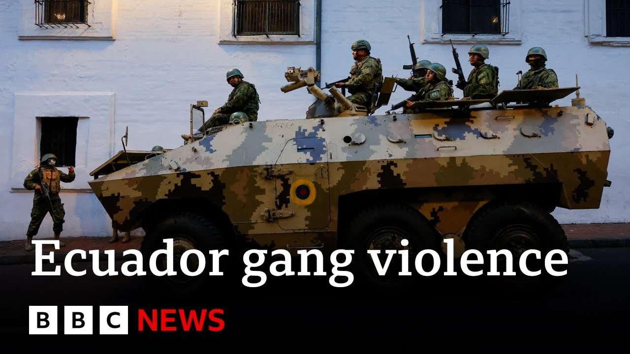 Ecuador: Violence leaves streets empty in 'armed internal conflict ...