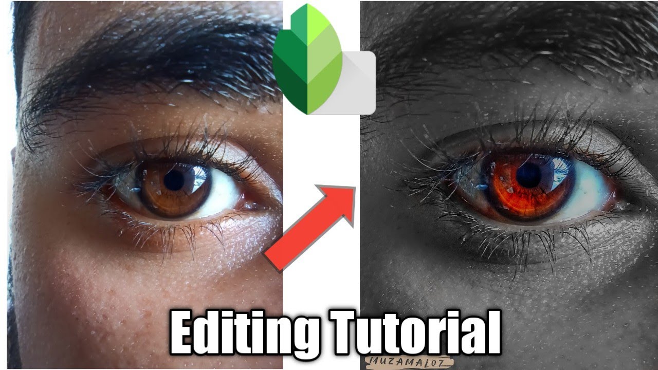 Eyes Editing Tutorial Snapseed - YouTube