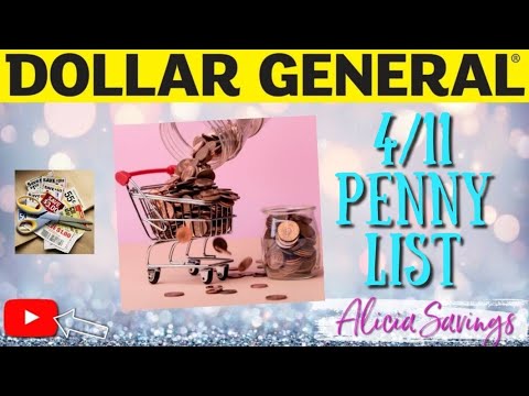 4/11 PENNY LIST | DOLLAR GENERAL PENNY LIST & NEW MARKDOWNS - YouTube