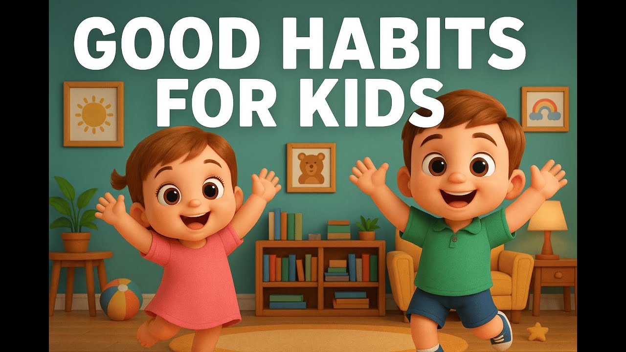 Good Habits for Kids Cute Animated Family Story #goodhabits #cartoon # ...