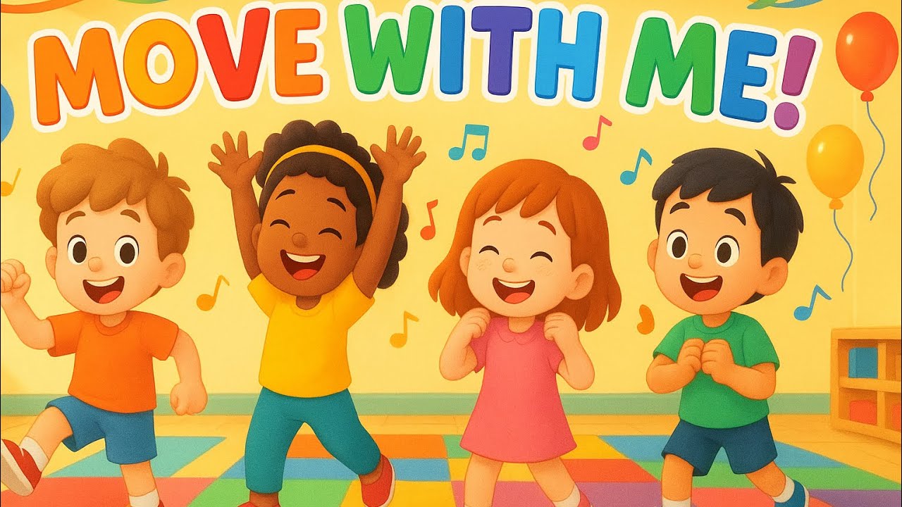 Move With Me | Fun Exercise Rhyme for Kids - YouTube
