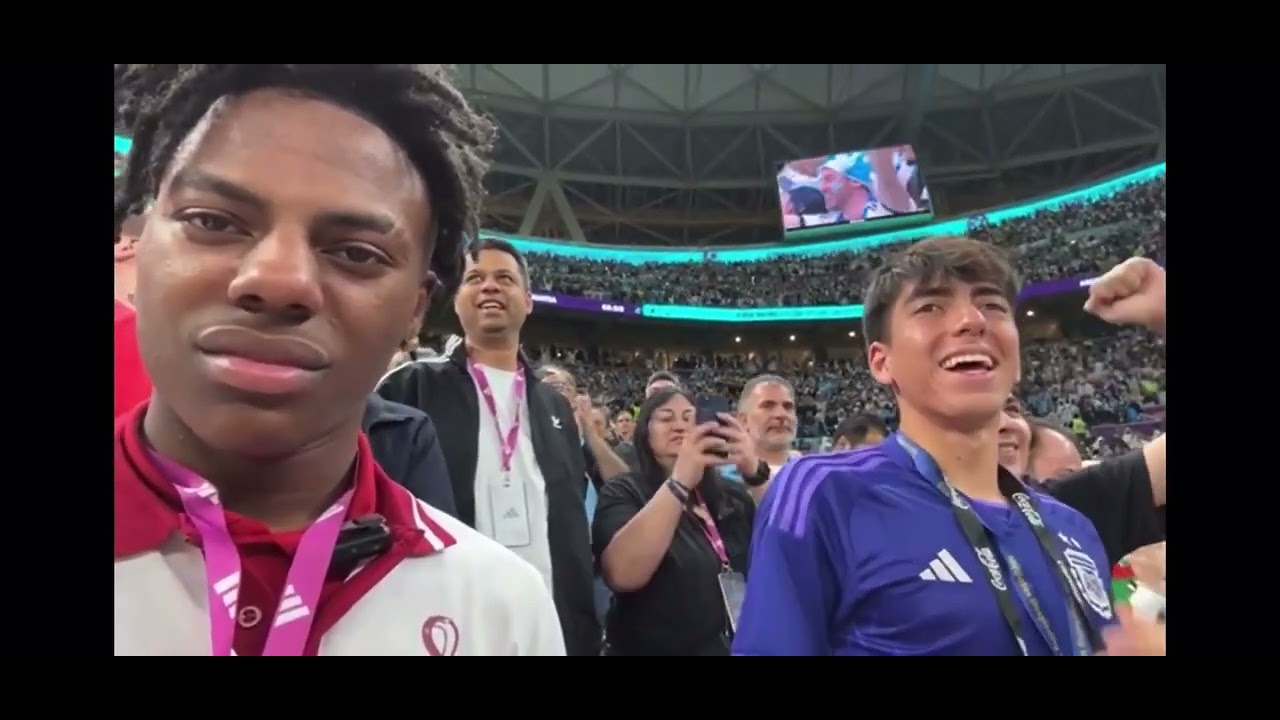 ISHOWSPEED REACTS TO MESSI’S ASSIST VS CROITIA - YouTube