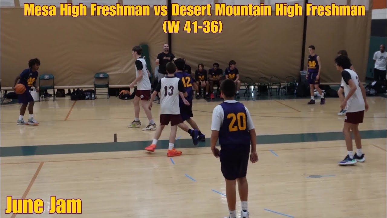 Mesa High Freshman vs Desert Mountain High Freshman (W 41-36) June Jam ...