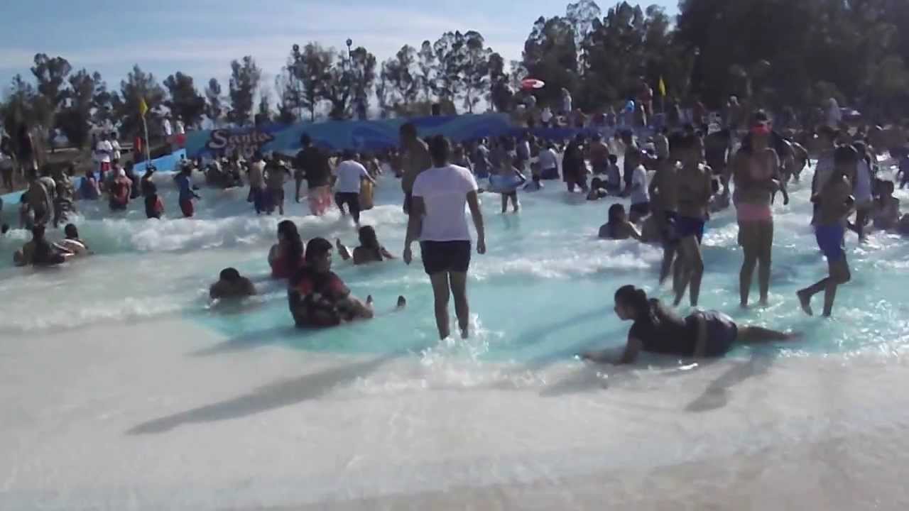 Alberca de olas Parque Acuatico Santa Rita. - YouTube