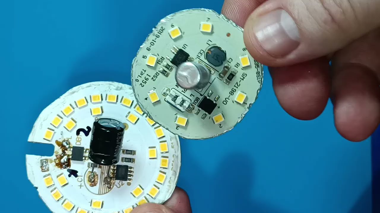 Ремонт светодиодных ламп Е27 #LED#SMD#BGA - YouTube