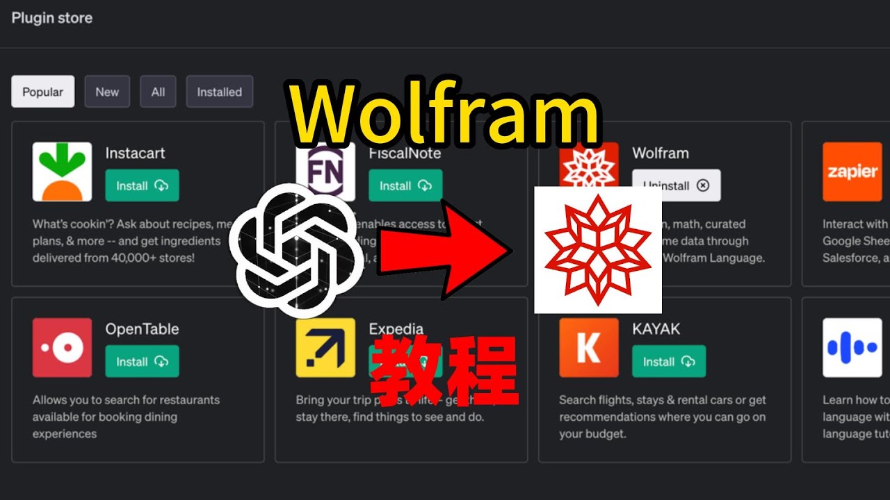 ChatGPT与Wolfram插件的集成会如何提升你的交谈体验？#chatgpt #chatgpttutorial #wolfram ...