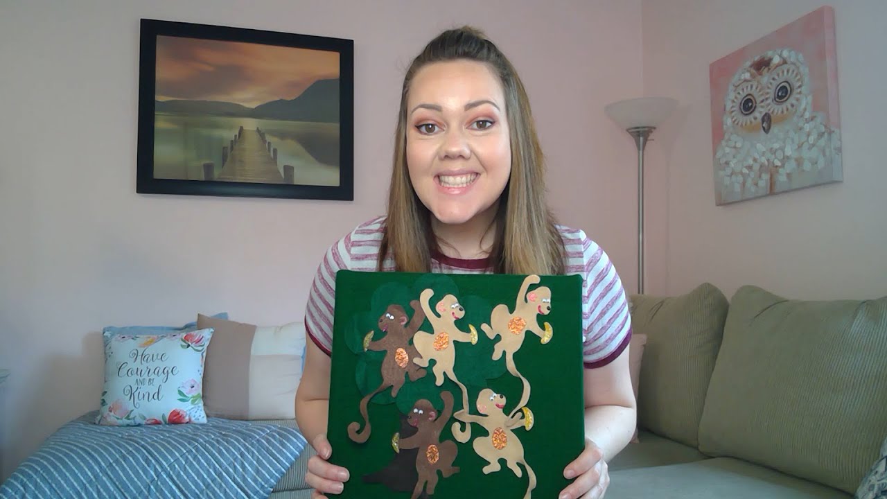 Discovery with Ms. Natalie - 5 Little Monkeys - YouTube