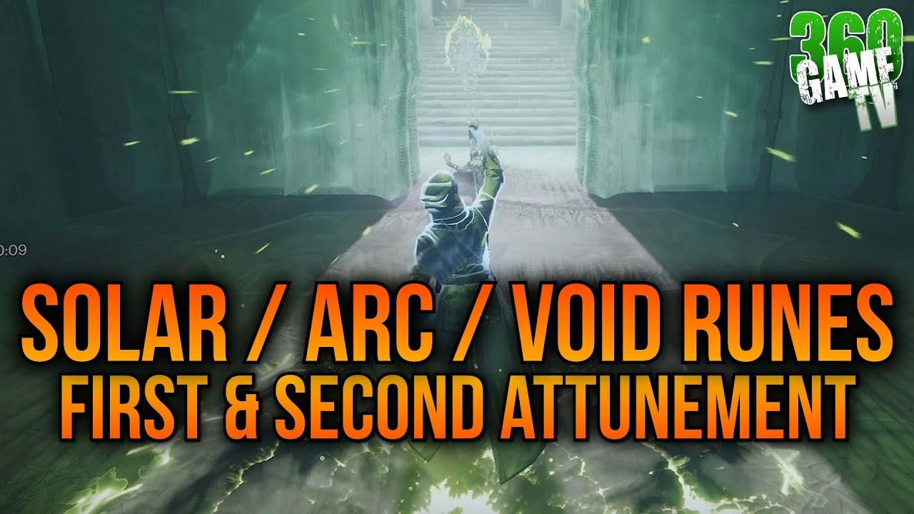 ALL SOLAR / ARC / VOID Hive Rune Locations - FIRST & SECOND ATTUNEMENT ...