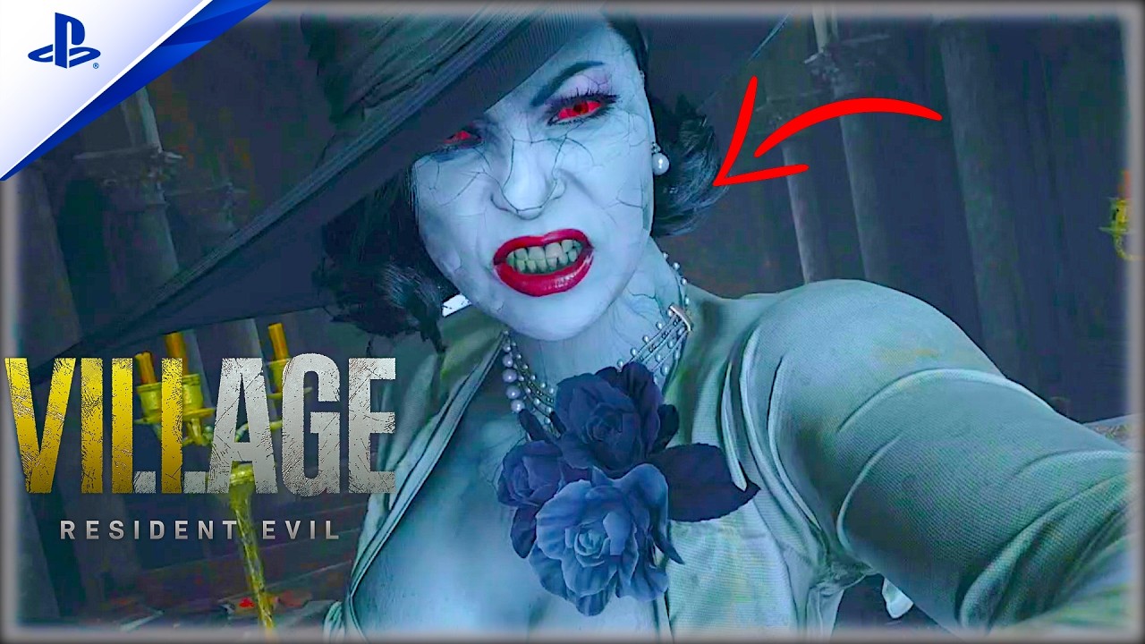 Resident Evil Village Lady Dimitrescu Boss Fight + Final Form ...