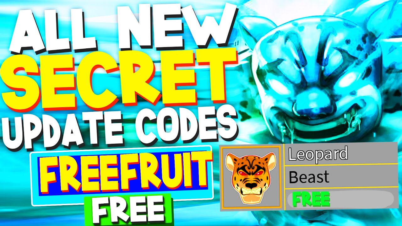 ALL NEW *FREE FRUITS* UPDATE CODES in BLOX FRUITS CODES (Blox Fruits ...