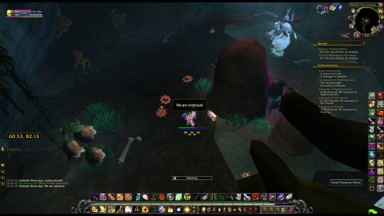 Lostlight Grotto Small Treasure Chest WoW Hard to get - YouTube