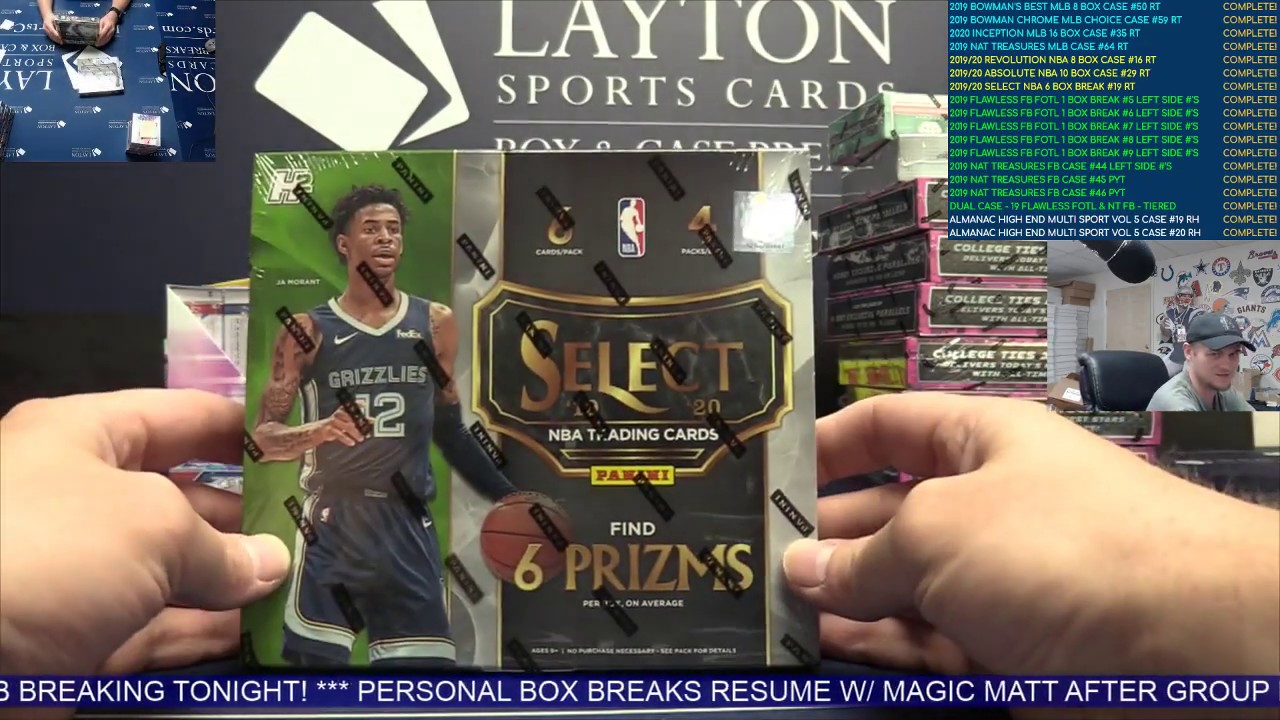 2 Box 2019 20 Select Hybrid NBA Break for David N - YouTube