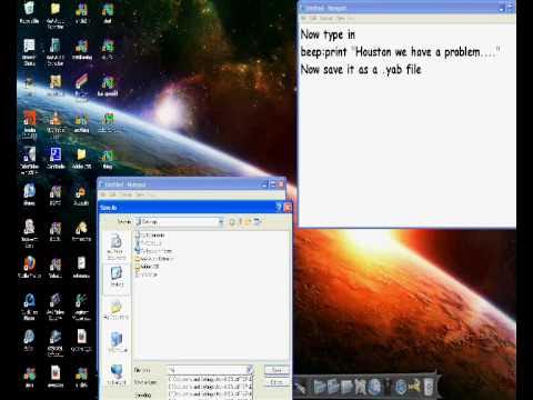 coding in yabasic 3-making sound - YouTube