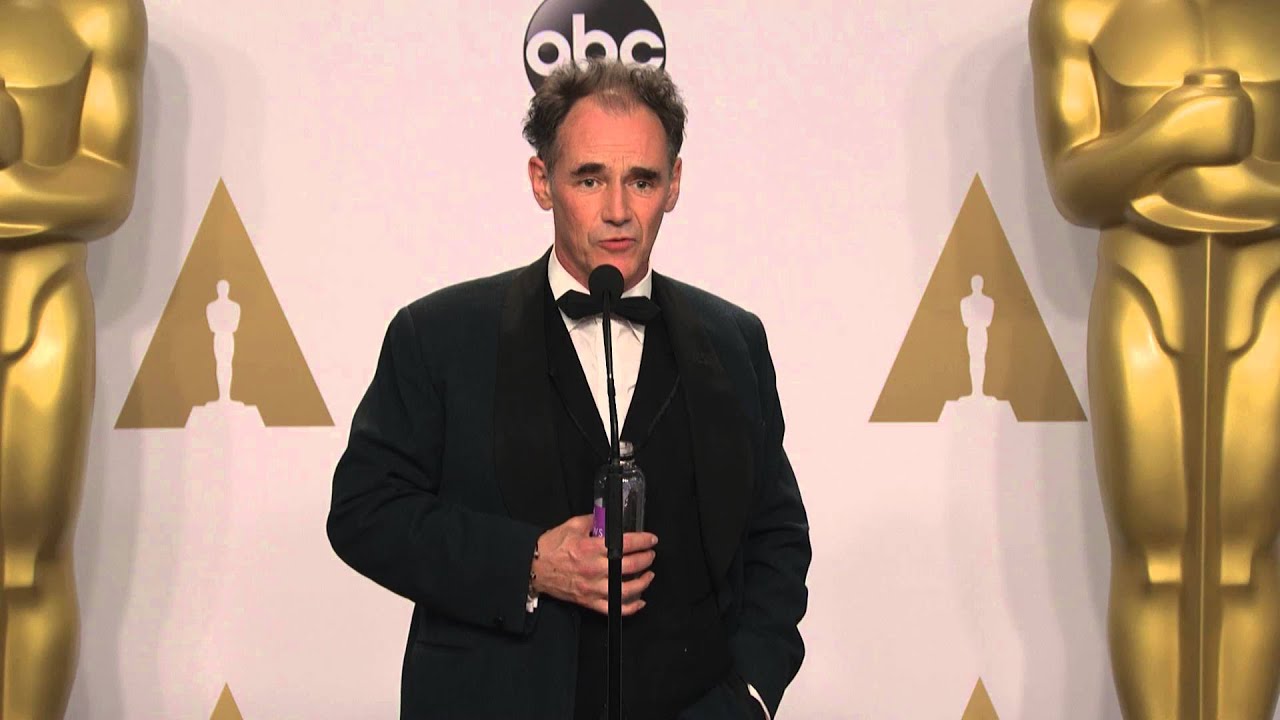 Bridge of Spies: Mark Rylance (Best Supporting Actor) Oscars Backstage ...