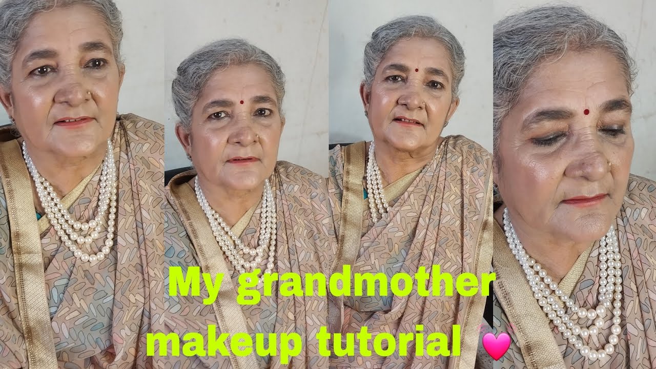 My grandmother makeup tutorial 💓 😍 #video #viral #makeuptutorial - YouTube