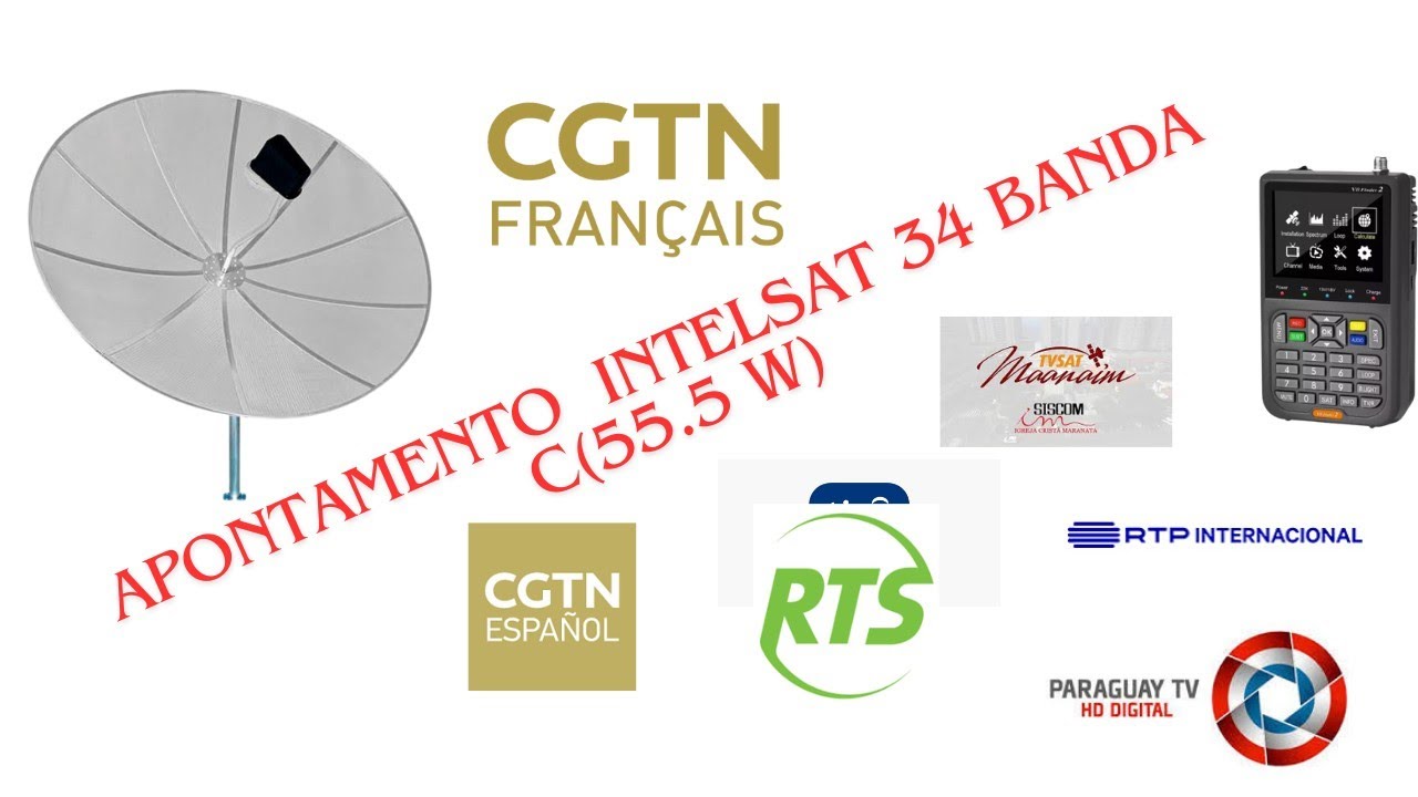 Apontamento Intelsat 34 banda C(55.5W) - YouTube
