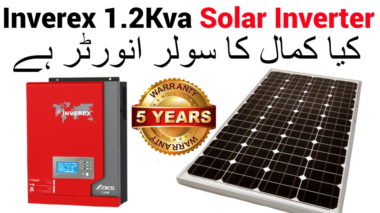 Inverex 1.2 KVA Solar Inverter unboxing & Overview - YouTube