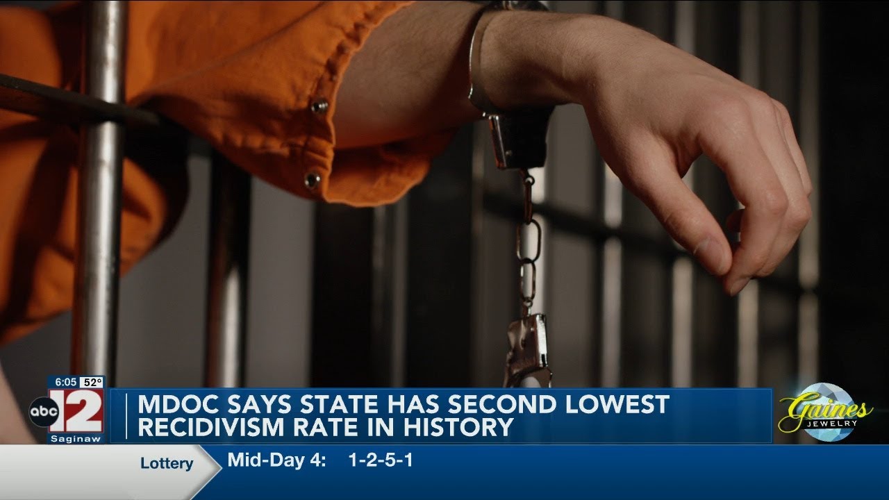 Michigan reports second lowest prison recidivism rate in history - YouTube