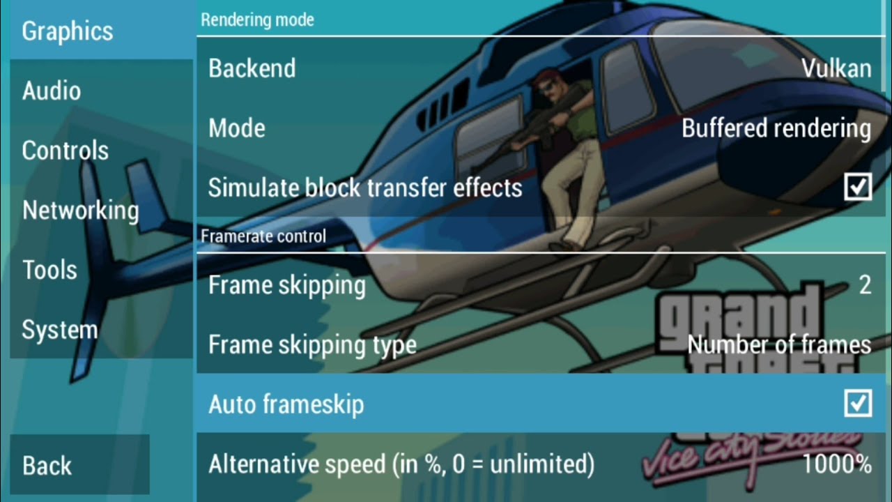 My Settings in PPSSPP EMULATOR (GTA Vice City Stories) - YouTube