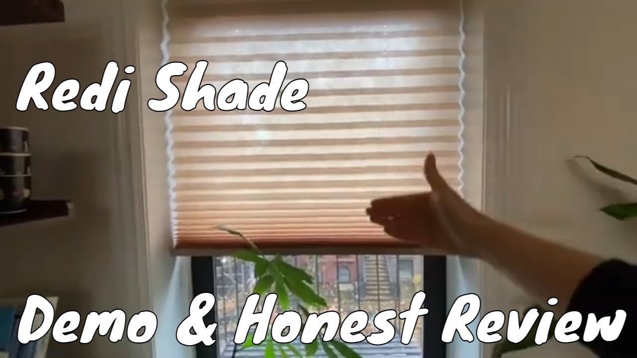 Why I'm so impressed with these Redi shade curtains - YouTube