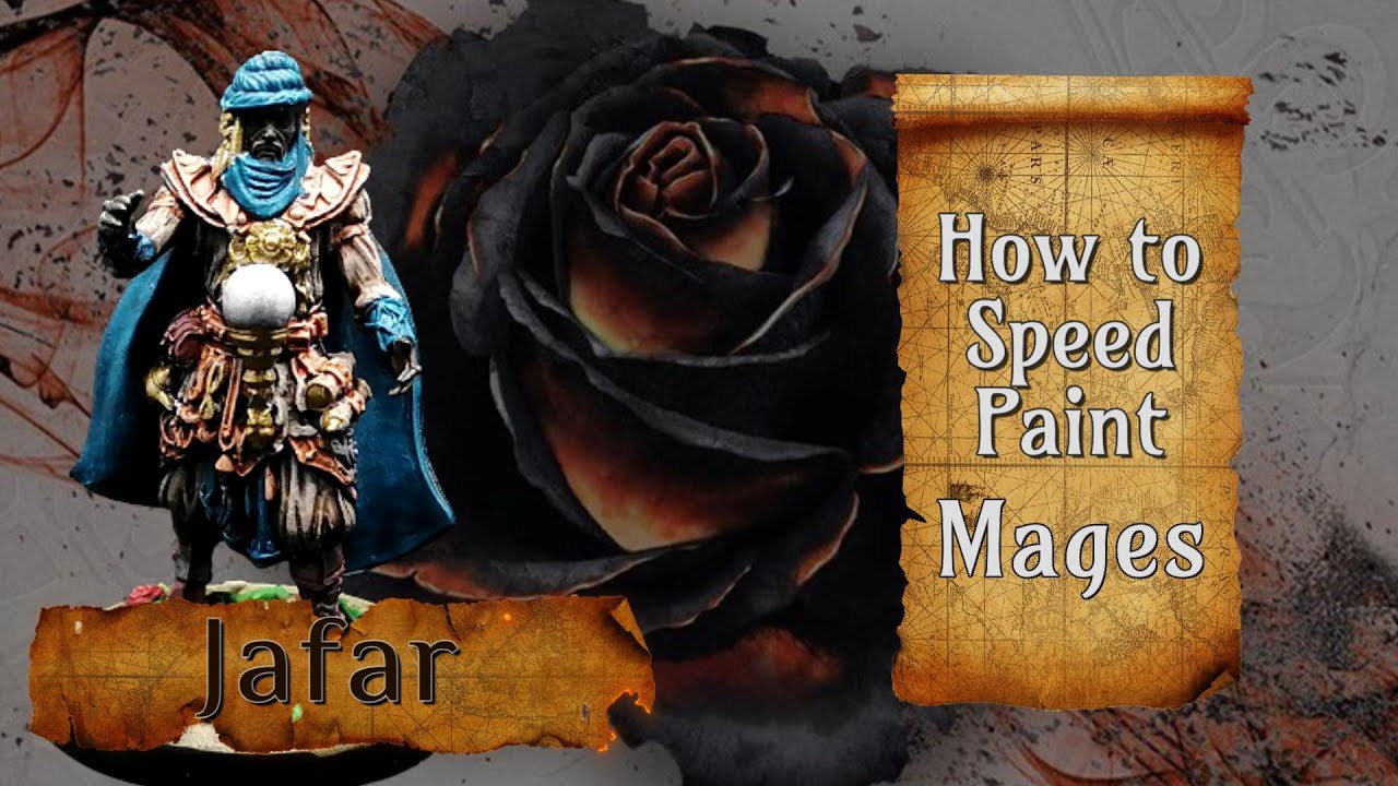 How to Paint Jafar with Speed Paints 2.0 - Black Rose Wars - YouTube