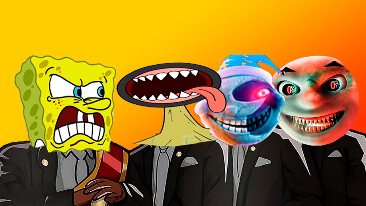 SpongeBob & Siren Head & Moondrop & Cursed Thomas The Train - Coffin ...