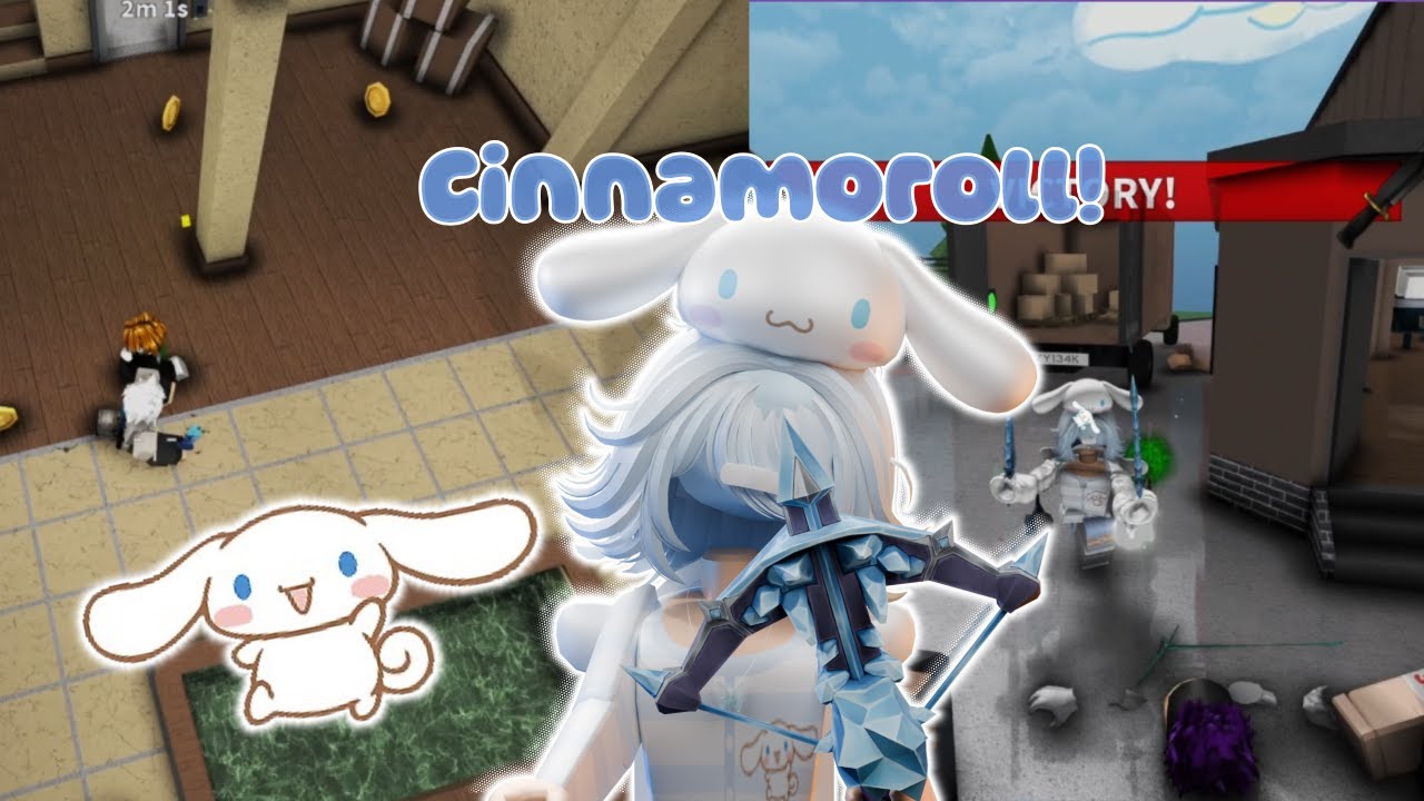 BEATING TEAMERS AS CINNAMOROLL! (Murder Mystery 2) - YouTube