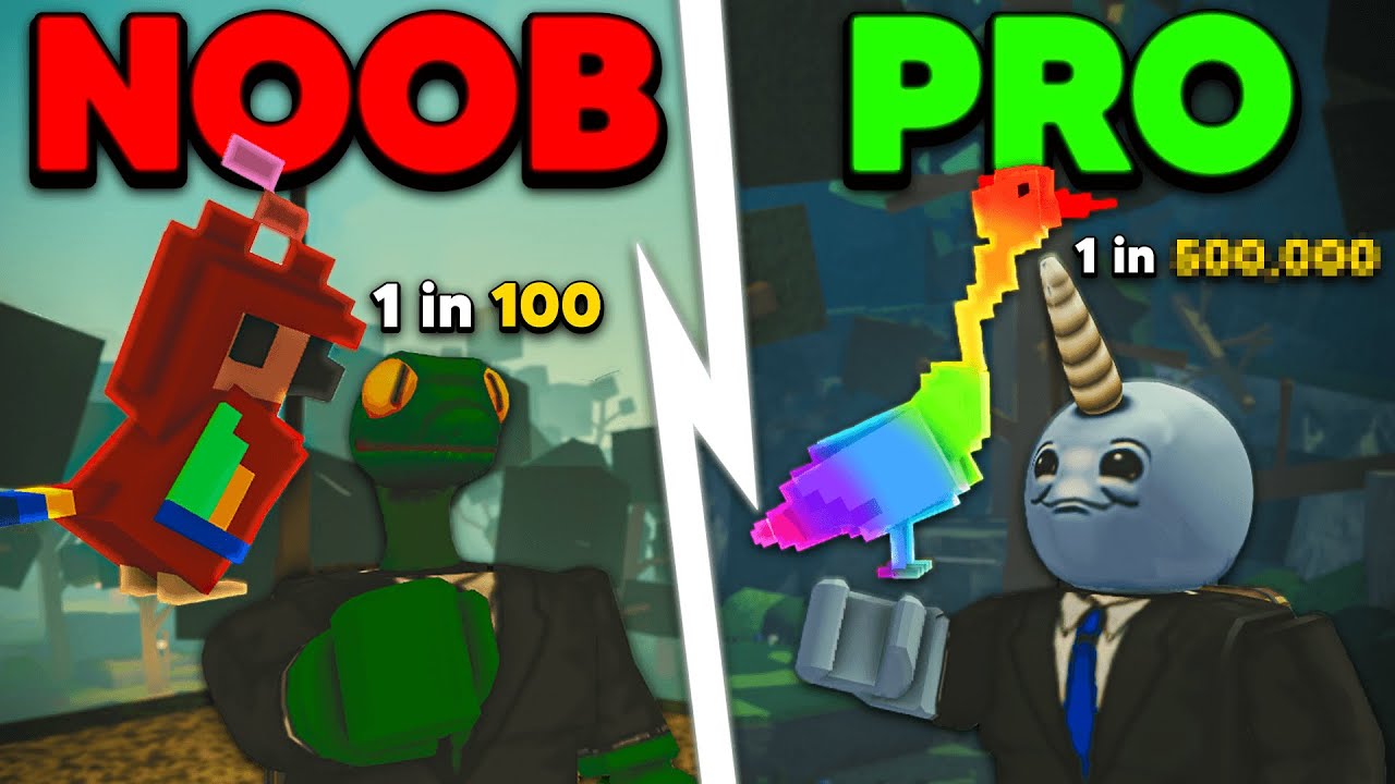NOOB vs PRO Rare Bird Challenge (Roblox Beaks) - YouTube
