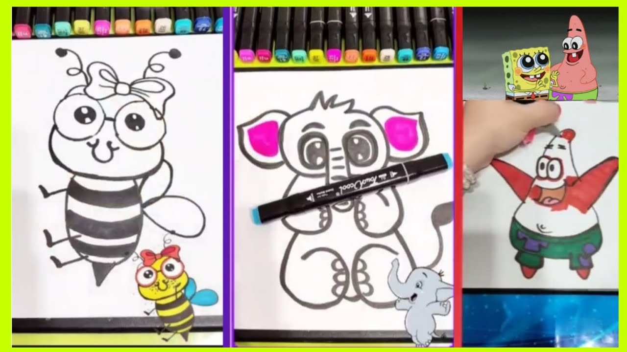 HOW TO DRAW ||Easy Drawing for kids||simple drawings простые рисунки# ...