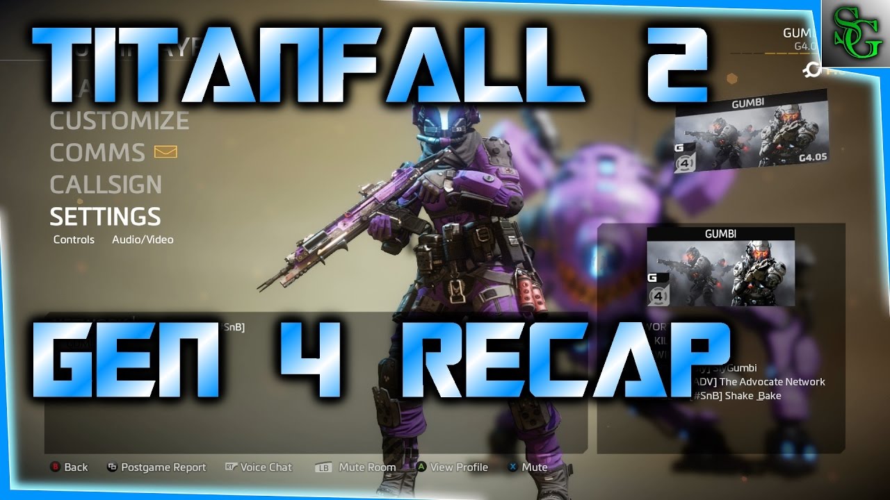 Titanfall 2 - Gen 4 Recap - Boosts, Pilot Abilities, Titans, Guns ...
