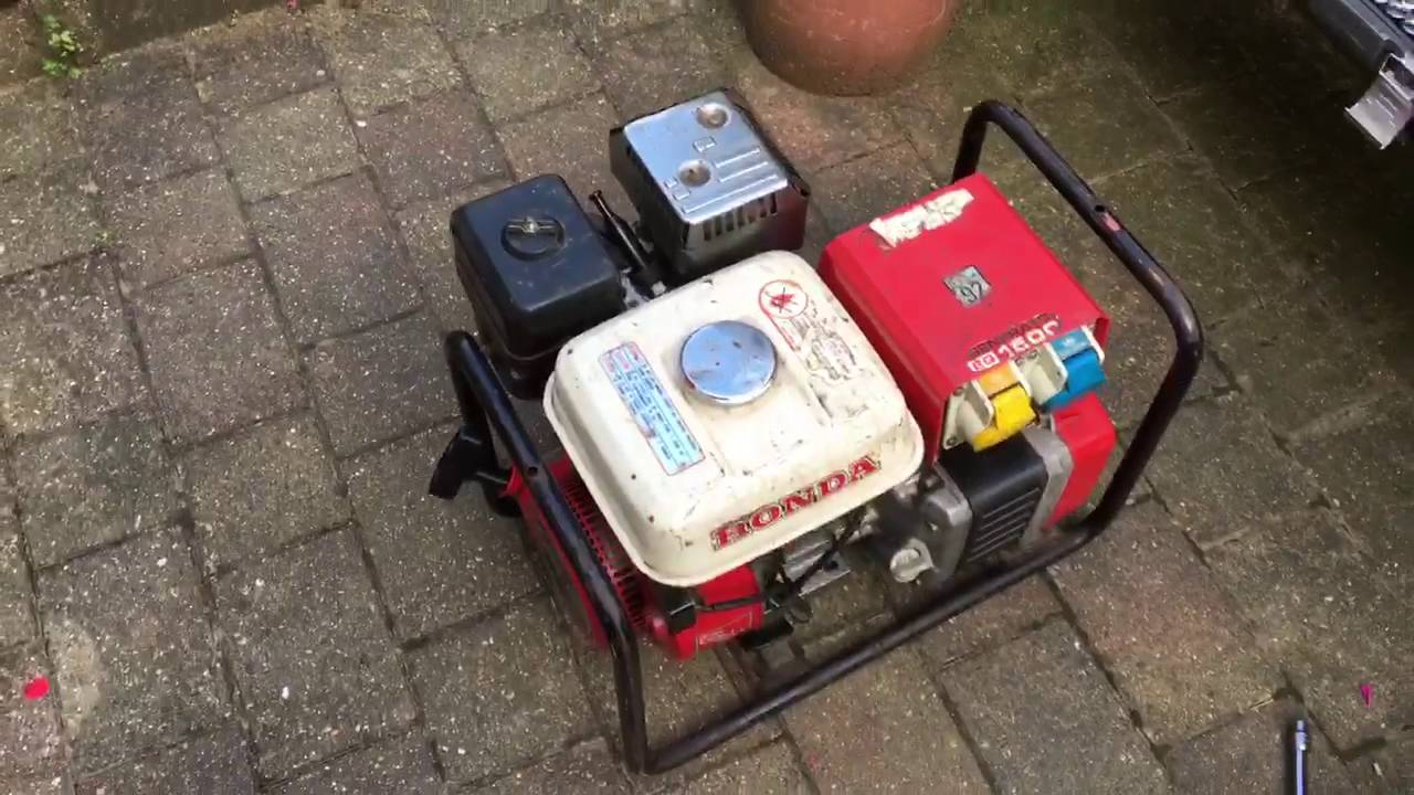 Honda GX140 generator - YouTube