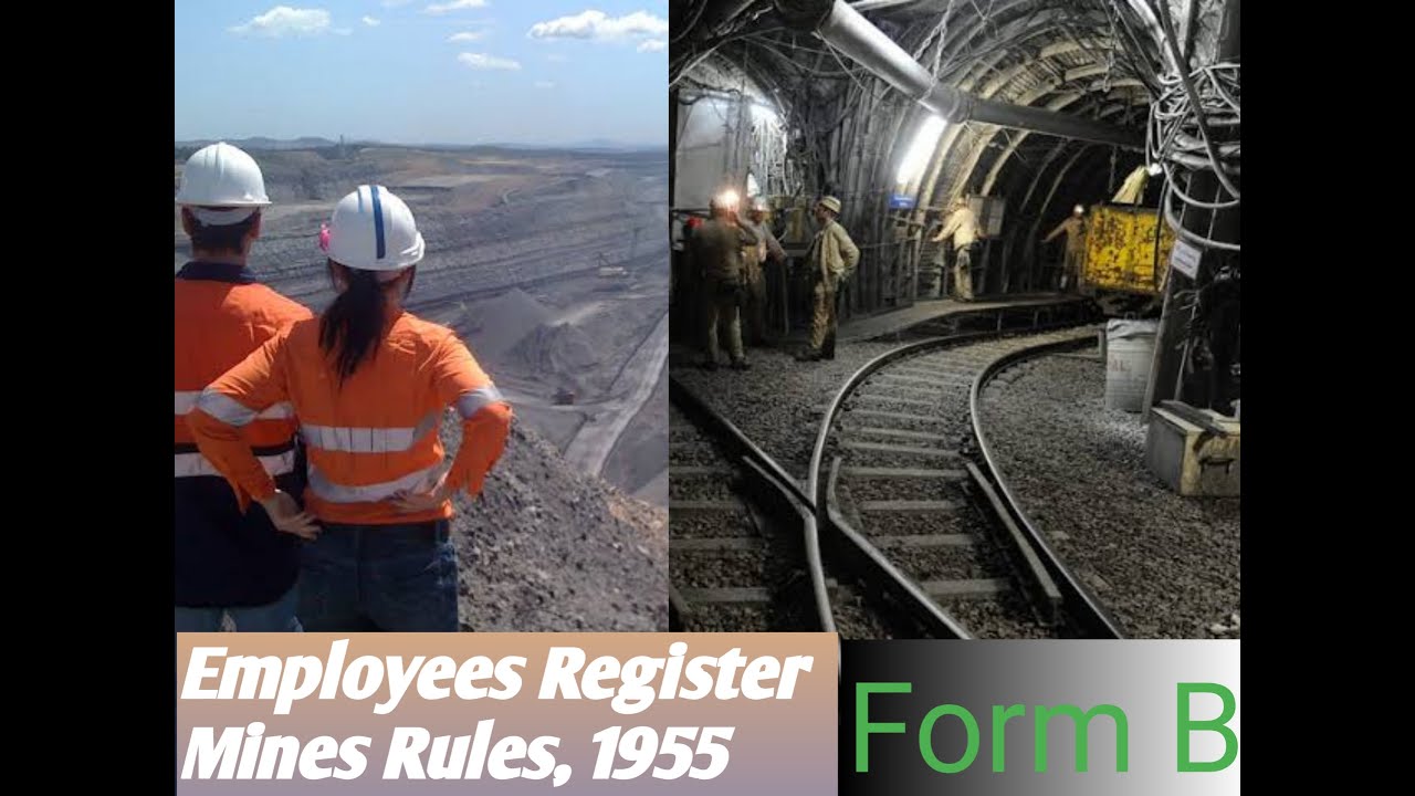 Register of Employees (Form-B) under Mines Rules, 1955 - YouTube