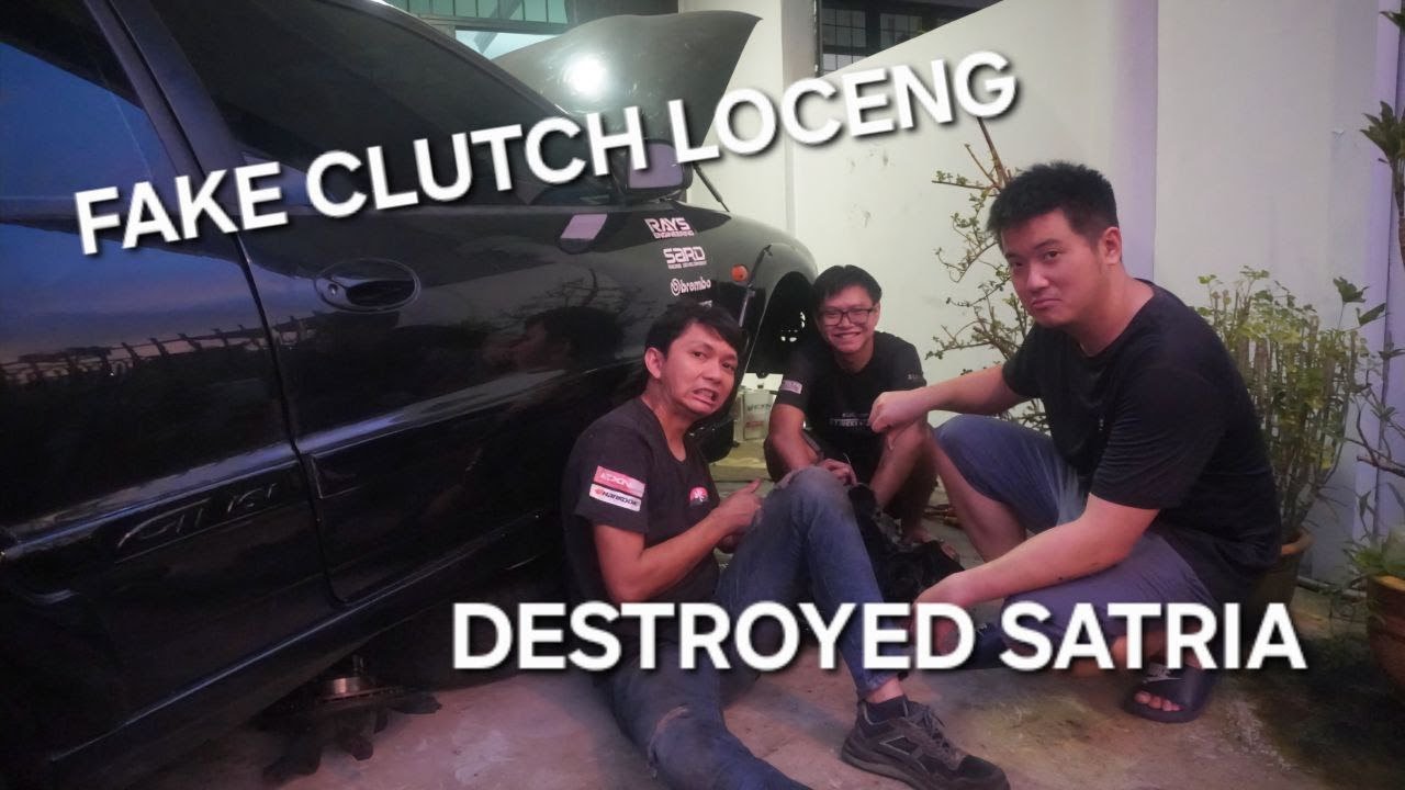 Clutch 'Loceng' DESTROYED The Turbo Proton Satria 4G93 SOHC - YouTube