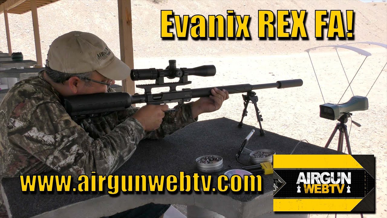 Introducing the REX FA; Suppressed, Carbon Fiber Tank Air Rifle! - YouTube