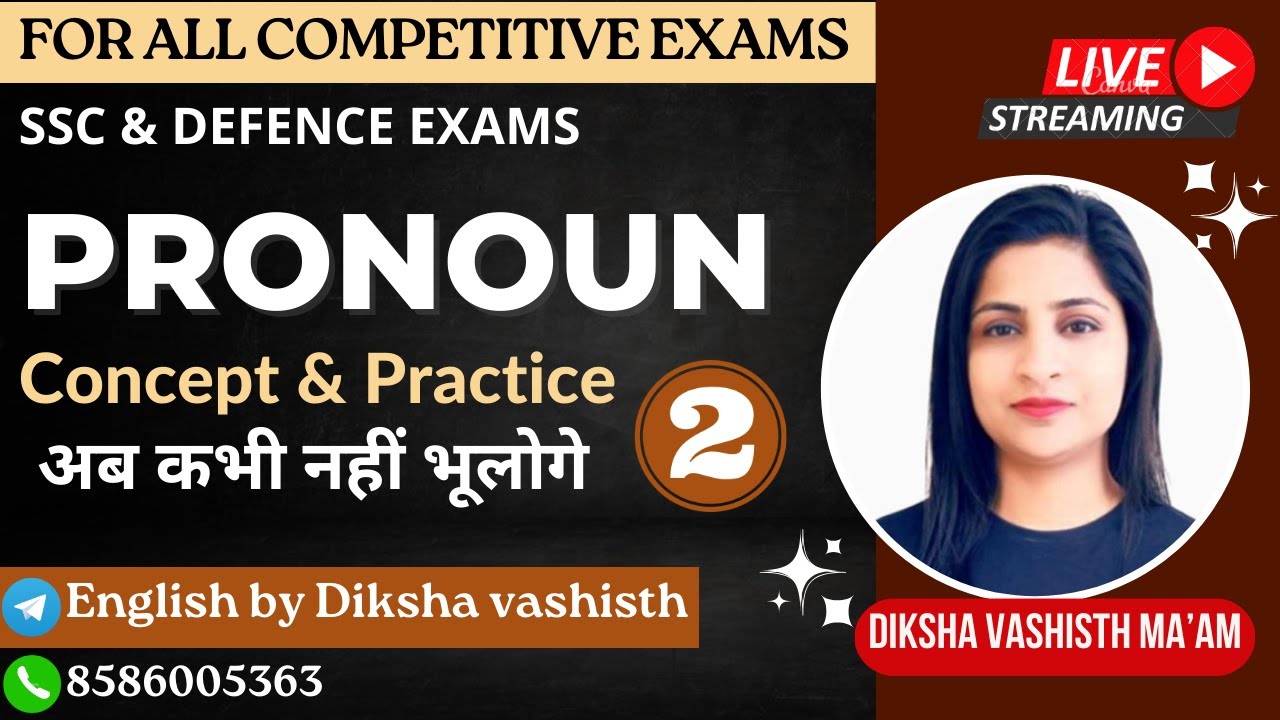 PRONOUN | CONCEPT & PRACTICE | CLASS - 2 | BY DIKSHA VASHISTH MA'AM ...