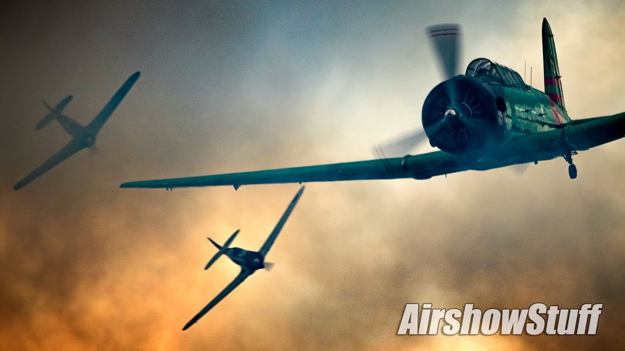 In the Pyro Field! Tora Tora Tora - Terre Haute Airshow 2024 - YouTube
