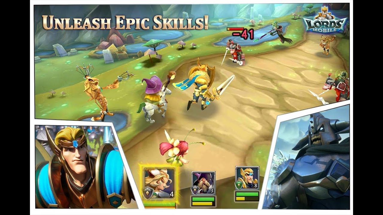 Lords mobile fight scene 6-14 Gameplay - YouTube