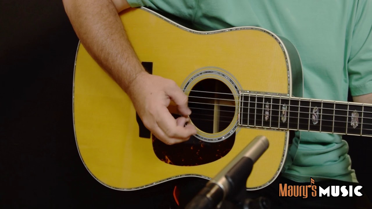 2019 Martin D-45 with Titanium Strings at Maury’s Music - YouTube