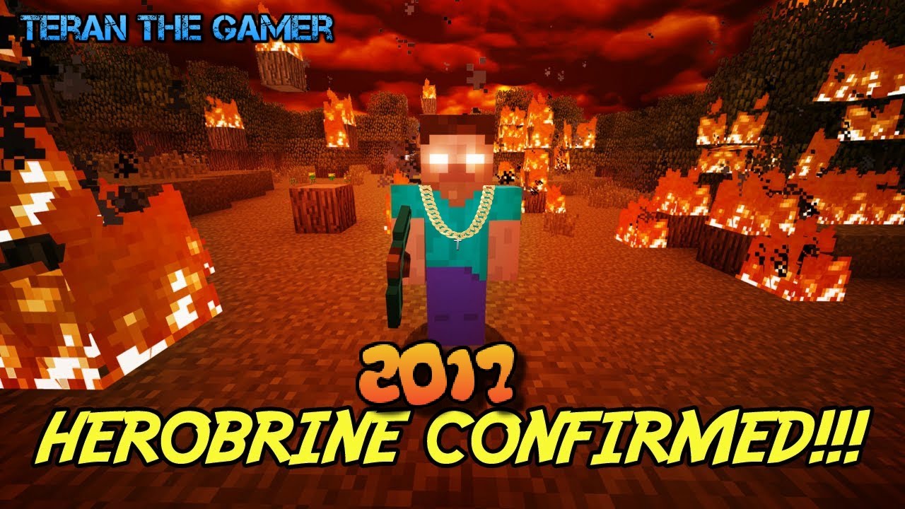 MINECRAFT HEROBRINE FOUND | SIGHTINGS HD 2017 ( VERSION 1.11) - YouTube