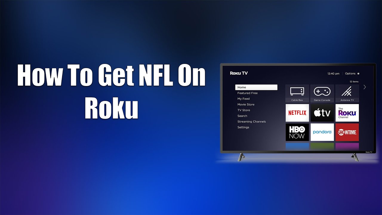 How To Get NFL On Roku - YouTube