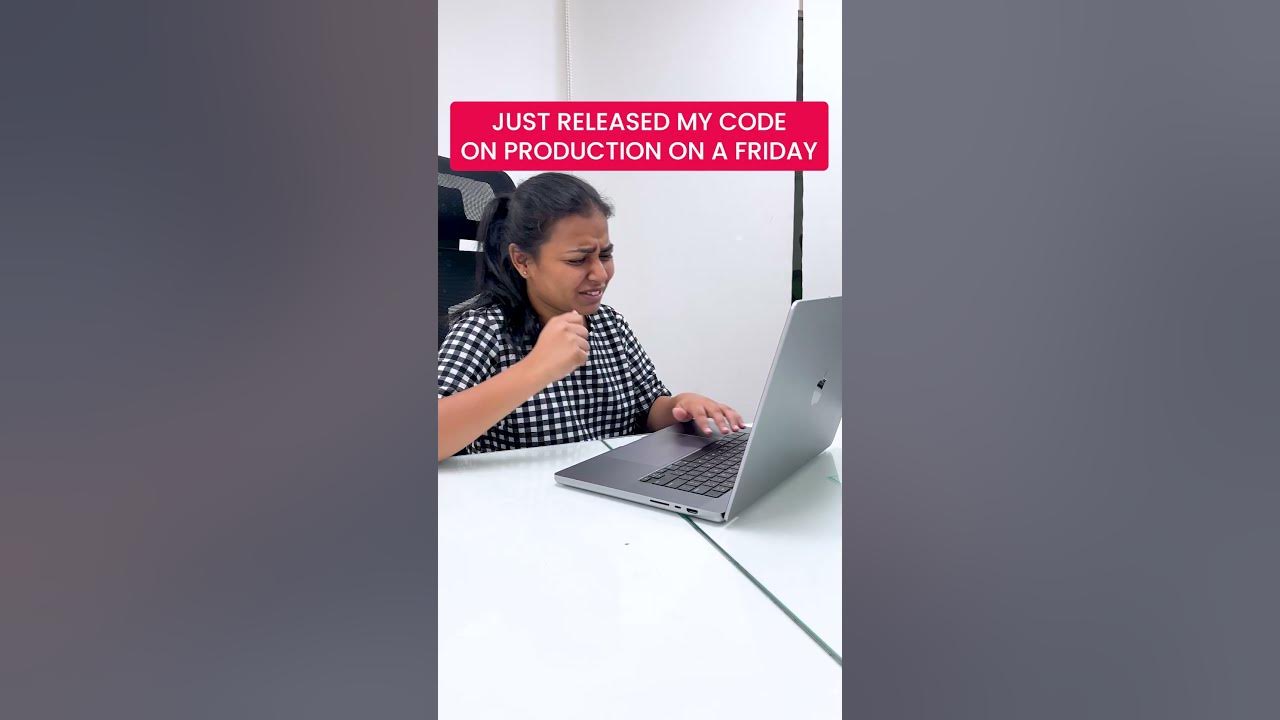 Deploying Code To Production On A Friday Be Like 😢masaischool Shorts Programmingmemes Youtube