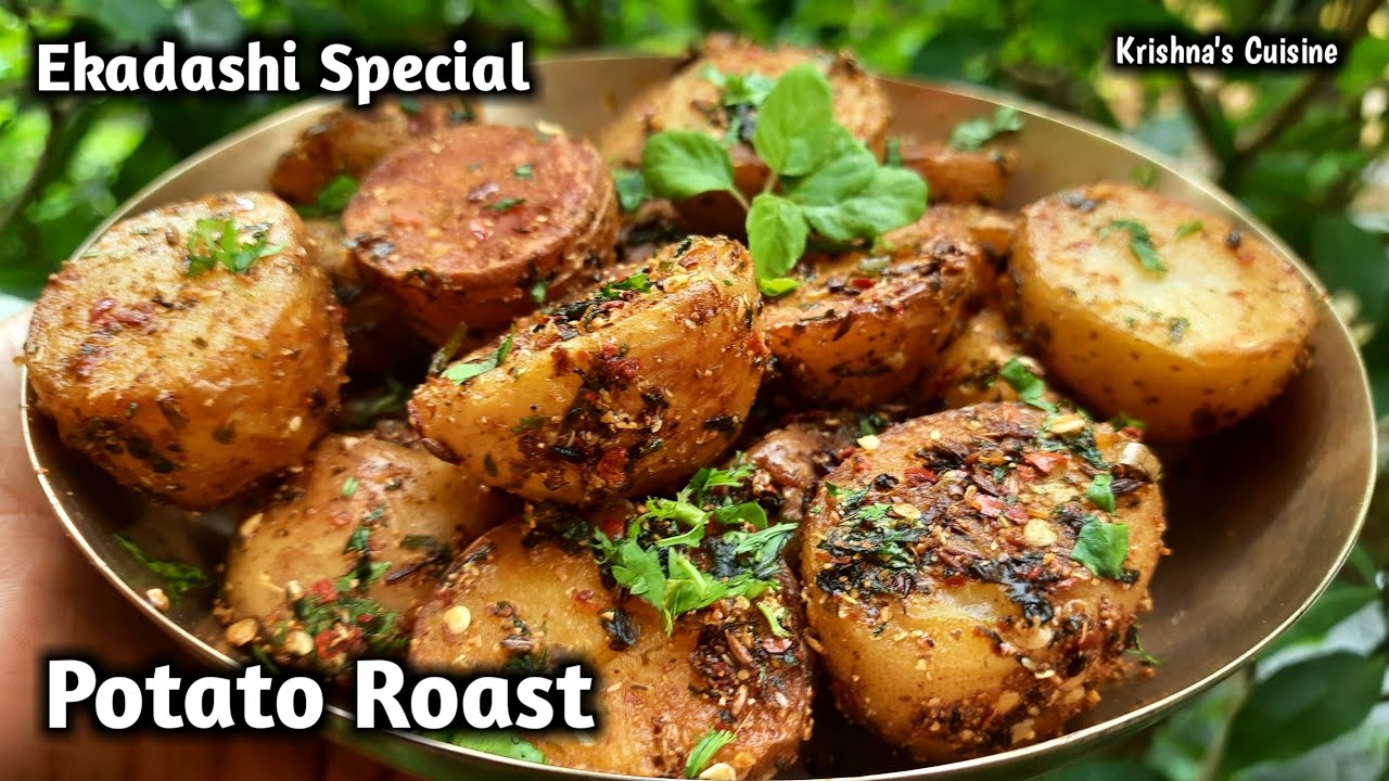 Ekadashi Special Potato Roast || Iskcon Prasad || Krishna's Cuisine #ekadashi_recipe - YouTube
