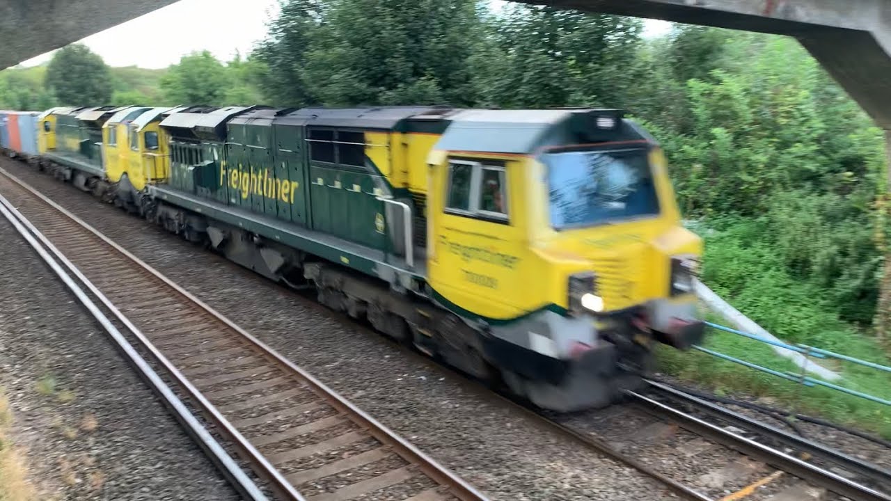 Class 70 | 70008 + 70016 | Freightliner | Double Header - YouTube