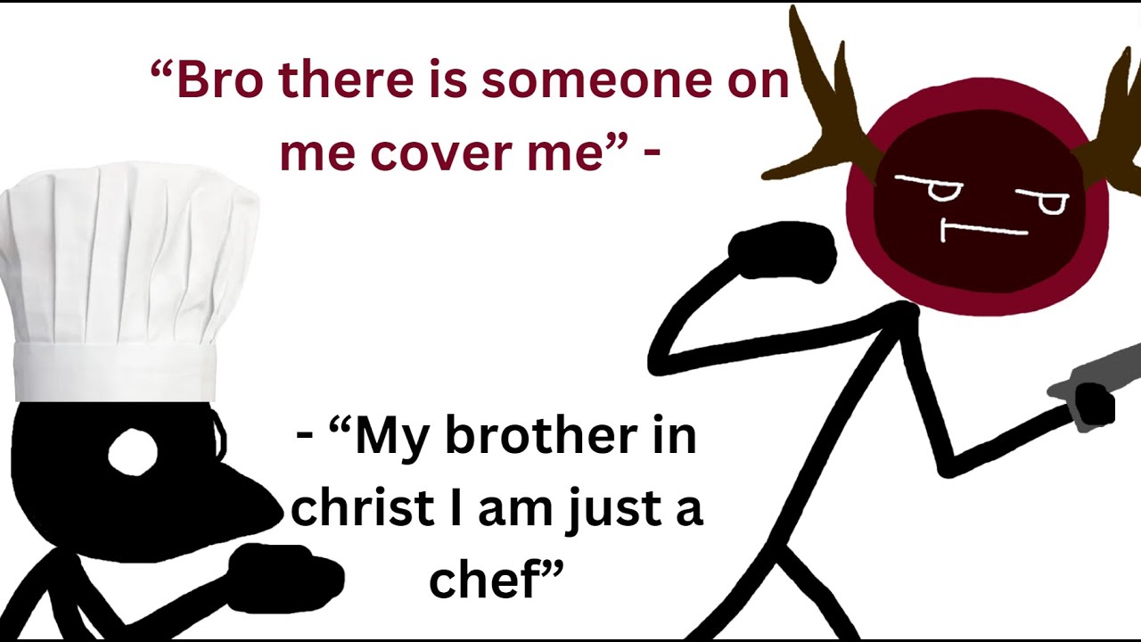 Highlights of me and my friend goofing around in TABG and One Armed Chef - YouTube