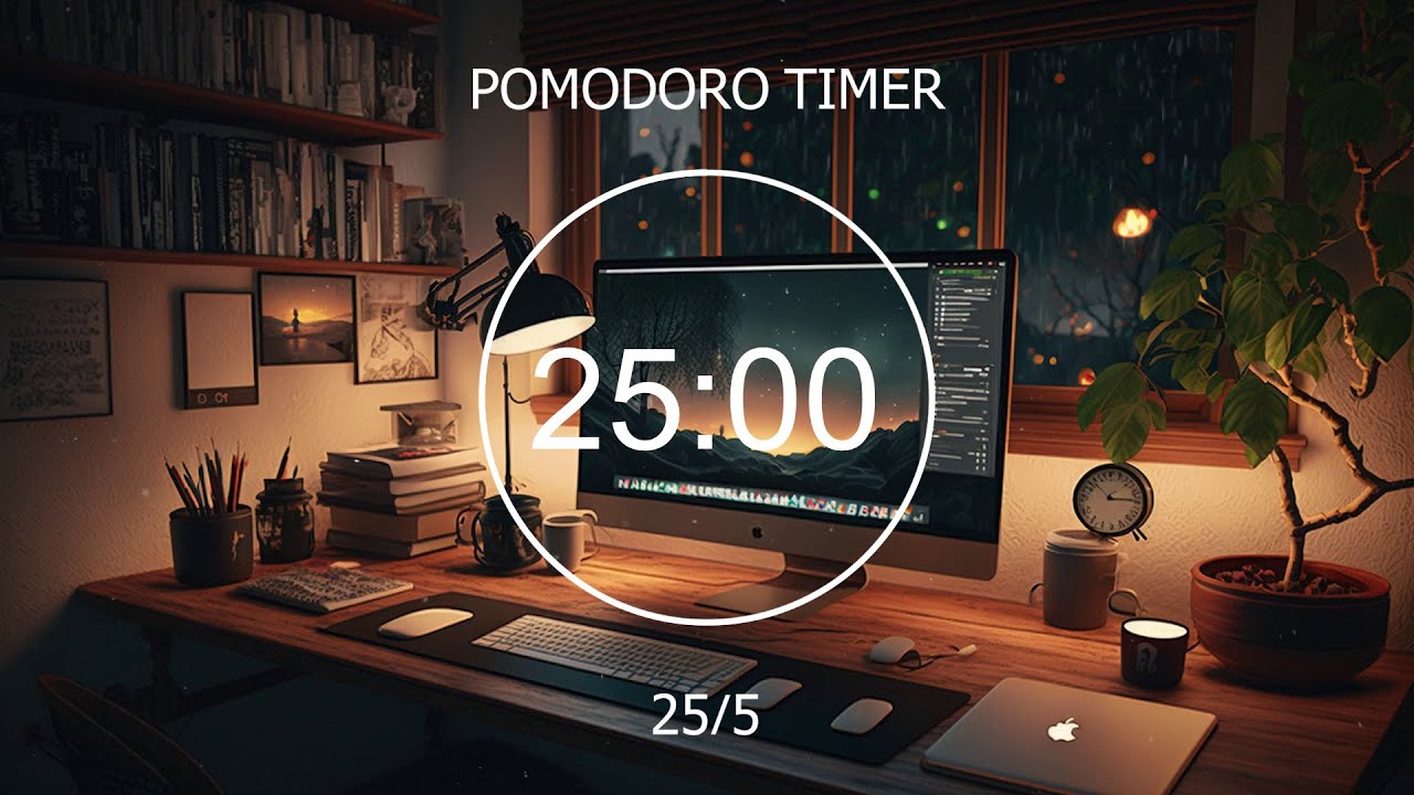 25/5 Pomodoro Timer 📚 Chill Lo-fi Hip Hop Mix for Focus, Study, Work ...