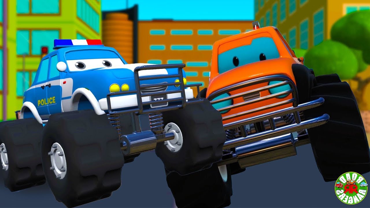 We Are The Monster Truck Animated Video for Kids by Road Rangers Kids ...
