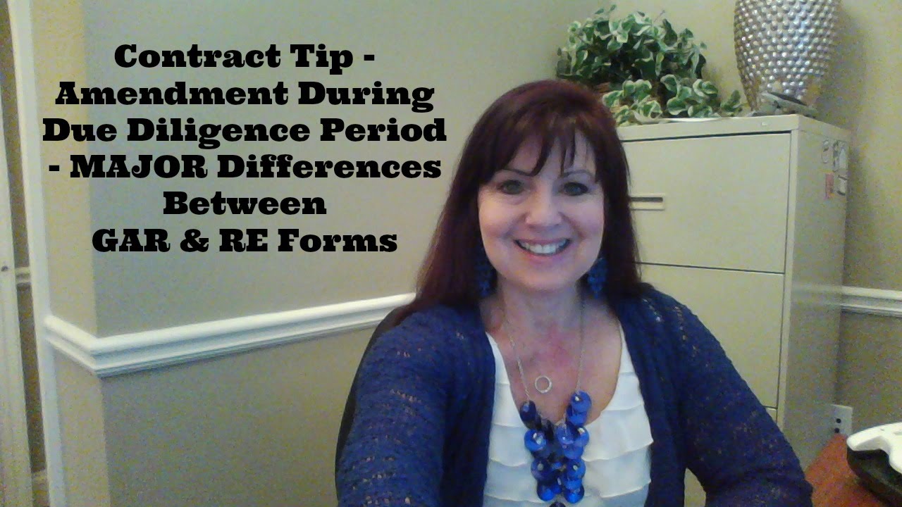 Contract Tip - Amendment During Due Diligence - MAJOR Differences ...