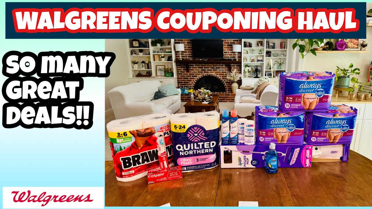 WALGREENS COUPONING HAUL/ Super great week!! Learn Walgreens Couponing ...